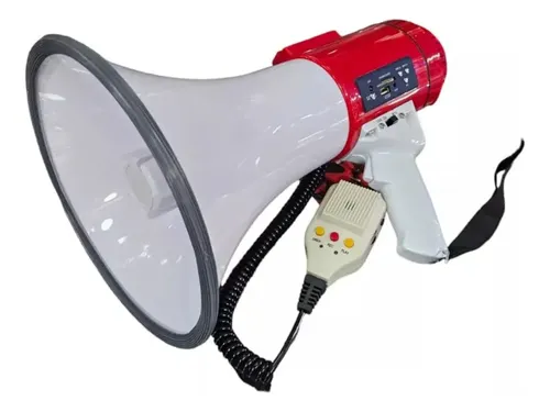 Megáfono Portátil 50w Fuerte Altavoz Recargable Con Pilas | Cuotas sin ...