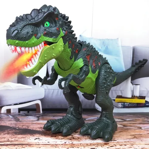 Dinossauro De Controle Remoto Que Solta Fogo Pela Boca 😴 Experimente A