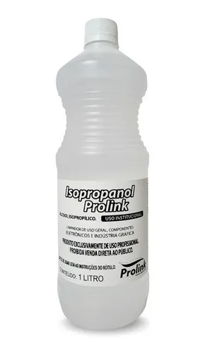Alcool Isopropilico Isopropanol 1 Litro Pro Link | MercadoLivre Alcool Isopropilico Isopropanol 1 Litro Pro Link | MercadoLivre