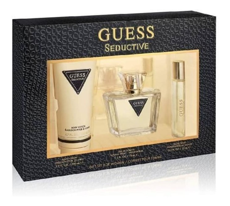 Estuche Perfume Guess Seductive Set 3 Piezas Mujer Original Mercado Libre