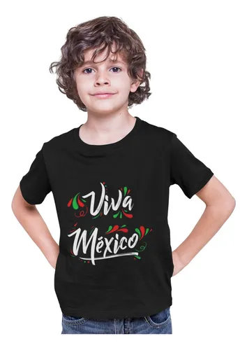Playera Niña Niño Fiestas Patrias Viva Mexico Colores A | MercadoLibre