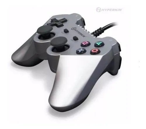 Control Premium Warrior Gris Plata Ps2 Marca Hyperkin | Envío gratis
