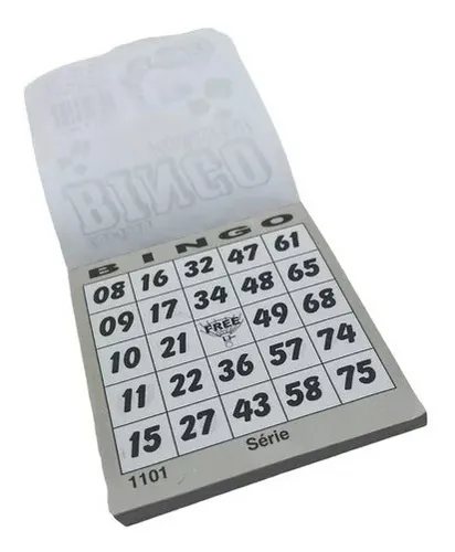 Talao De Cartela De Bingo Com 100 Folhas Premium Promoção | MercadoLivre Talao De Cartela De Bingo Com 100 Folhas Premium Promoção | MercadoLivre