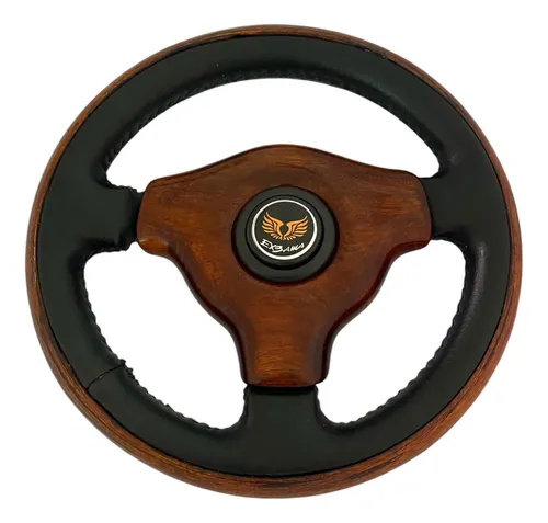 Volante Deportivo De Madera Universal Grande | Meses sin interés