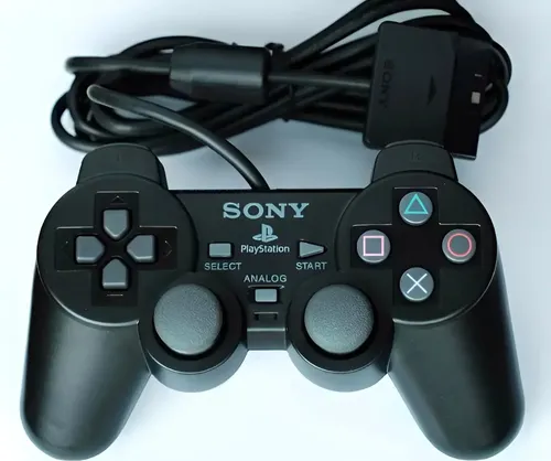 Mando Original Para Play Station 2 Negro | Cuotas sin interés