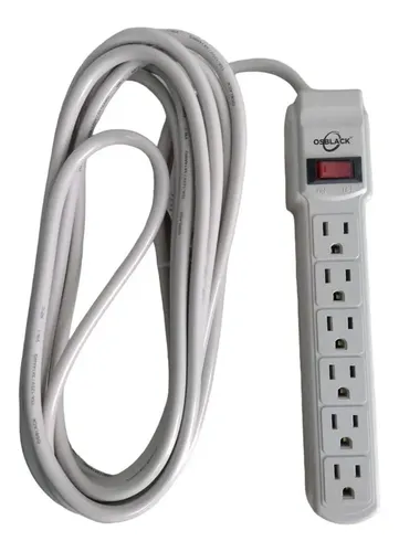 Multitoma Polo Tierra X6 Extensión 5mts Toma Corriente 110v | Cuotas ...