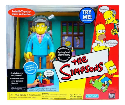 Playmates The Simpsons Springfield Elementary Skinner | Envío gratis
