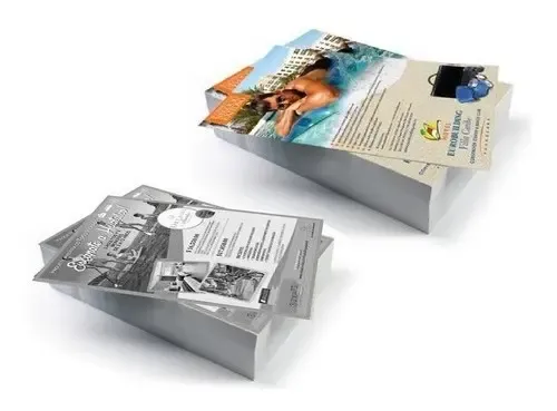 Millar Volantes Cuarto De Carta 4x1 Color 1 Lado Flyers Gris | Meses ...