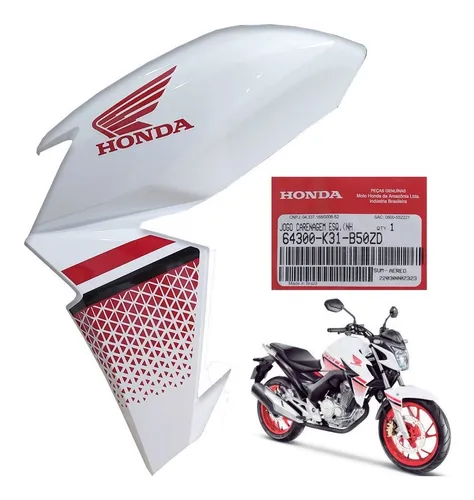 Aba Tanque Cb 250f Esquerdo Twister Original Honda 2021 Frete Grátis