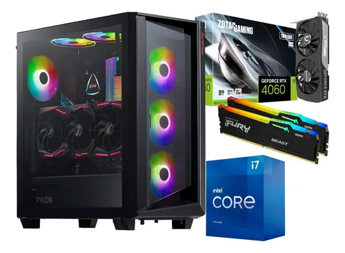 Pc Diseño Moderna Rtx 4060 Intel Core I7 Ram 64gb Ddr5 1 Tb