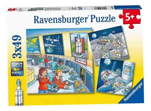 3 Rompecabezas Mision Espacial 49 Pz Ravensburger Estacion 3 Rompecabezas Mision Espacial 49 Pz Ravensburger Estacion