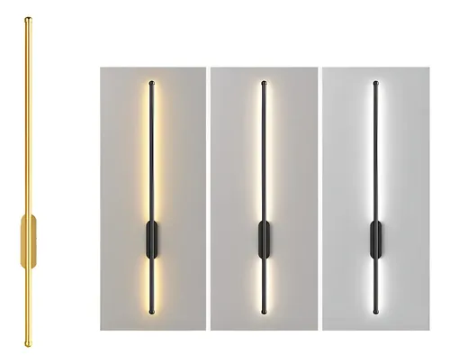 Aplique Led Recarregável Dourado Sem Instalação C | Parcelamento sem juros