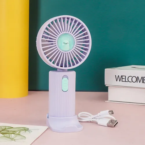 Mini Ventilador Pequeño Portátil Silencioso Y Recargable Meses Sin