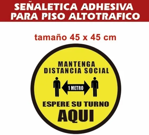 Señaletica Mantenga Su Distancia | Cuotas sin interés Señaletica Mantenga Su Distancia | Cuotas sin interés