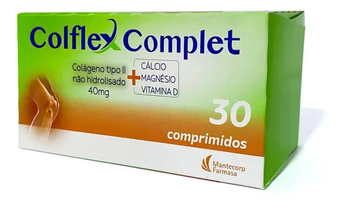 Colflex Complet 30 Comprimidos Colageno Tipo 2 Magnésio | Frete grátis Colflex Complet 30 Comprimidos Colageno Tipo 2 Magnésio | Frete grátis