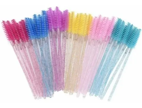 50 Cepillos Desechables Glitter Para Extensión De Pestañas | Meses sin ... 50 Cepillos Desechables Glitter Para Extensión De Pestañas | Meses sin ...