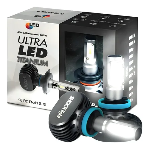 Lampada Farol Ultra Led Titanium Shocklight 10000 Lumens Par Lampada Farol Ultra Led Titanium Shocklight 10000 Lumens Par