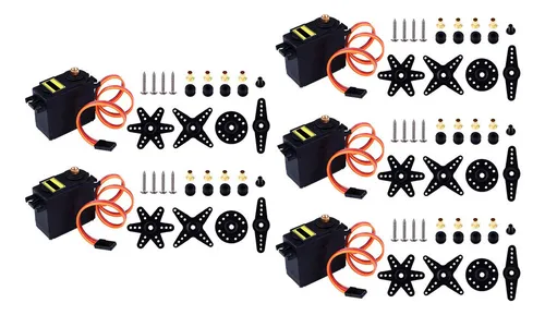 . 5 Piezas Servomotor Mg995 Towerpro 15kg Servo 180º Arduino | MercadoLivre . 5 Piezas Servomotor Mg995 Towerpro 15kg Servo 180º Arduino | MercadoLivre