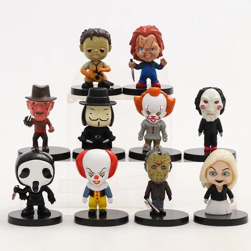 10 Peças Do Filme De Terror Pennywise Chucky Freddy Action F ... 10 Peças Do Filme De Terror Pennywise Chucky Freddy Action F ...
