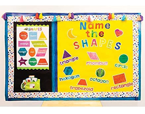¿el Mundo De Eric Carle Shapes Mini Bulletin Board Set Cuotas Sin