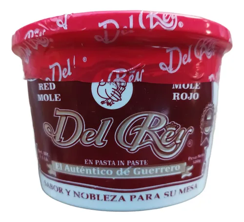 Mole Rojo Del Rey® Tradicional De Guerrero En Pasta 500gr | MercadoLibre