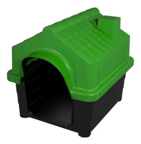 Caseta de perro desmontable de plástico N2 Green | MercadoLibre Caseta de perro desmontable de plástico N2 Green | MercadoLibre