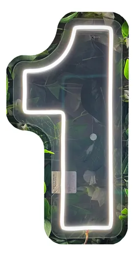 Letrero Led Neón Números De 80cm | Meses sin interés