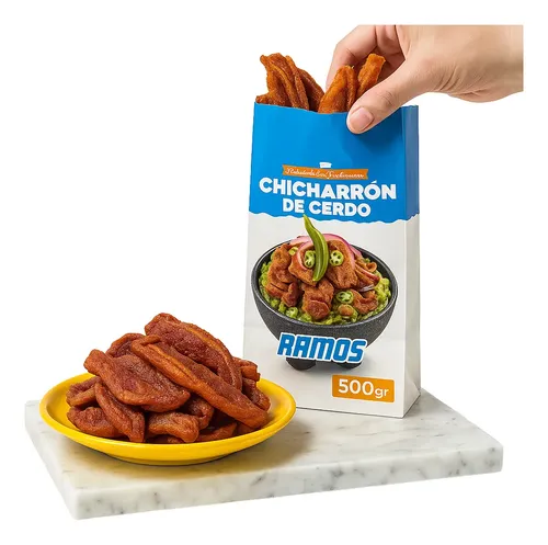 Chicharron De Cerdo Ramos 1/2 Kg Carnes Ramos Monterrey | MercadoLibre