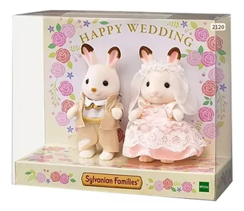 Sylvanian Families Conejos Chocolate Boda Novios Ternurines Envío Gratis