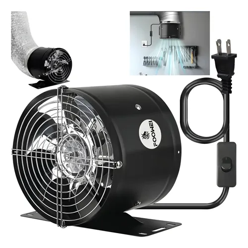 Extractor De Aire Humo Para Industrial Cocina 6in 2800r/min | Envío gratis