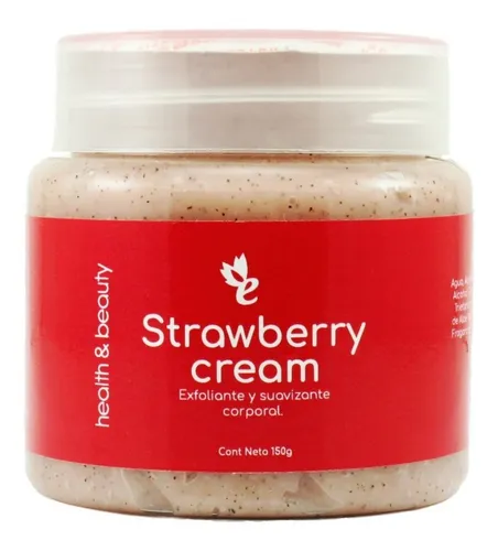 Exfoliante Corporal Strawberry Cream Emolit Fragancia Fresa Tipo De