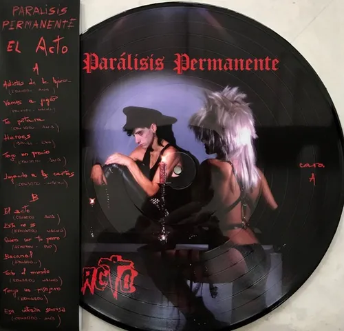 Paralisis Permanente El Acto Lp Picture Vinyl Importado Envío Gratis