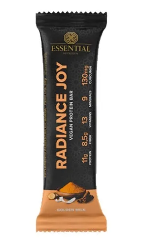 Barra Proteína Vegana Radiance Joy Sabores 50g Essential | MercadoLivre Barra Proteína Vegana Radiance Joy Sabores 50g Essential | MercadoLivre