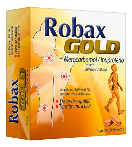 Robax Gold Tabletas 500 Mg/200 Mg, 24 Tabletas | MercadoLibre