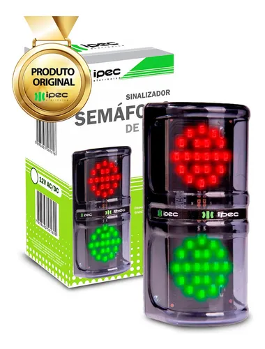 Baliza LED para semáforo, 127/220 V, luz de estacionamiento Bivolt Ipec ... Baliza LED para semáforo, 127/220 V, luz de estacionamiento Bivolt Ipec ...