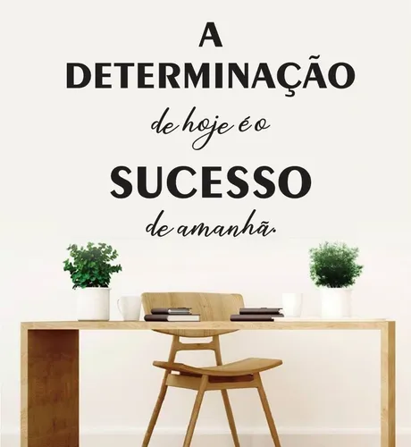 Adesivo Parede Frase Determinação Sucesso Trabalho Motivação | MercadoLivre Adesivo Parede Frase Determinação Sucesso Trabalho Motivação | MercadoLivre