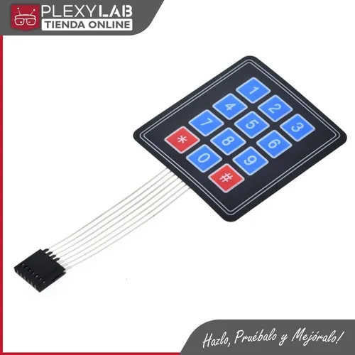 Teclado Matricial 4x3 3x4 De Membrana Para Arduino en venta en Cuenca ... Teclado Matricial 4x3 3x4 De Membrana Para Arduino en venta en Cuenca ...