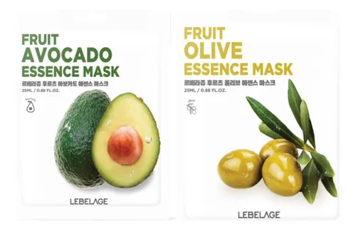 Mascarillas Coreana Nutrientes Aguacate Y Aceituna 10 10
