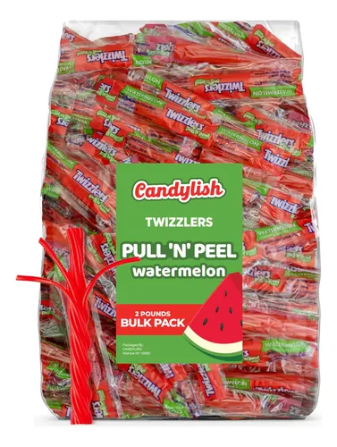 Twizzlers Watermelon Pull N Peel, 2 Libras, Envueltas Indivi | Cuotas ...