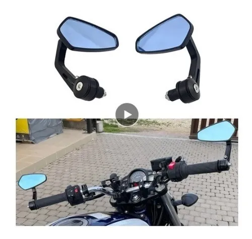 Espejos Para Moto Tope De Puño Cruiser Chopper Ktm Bmw Cuotas Sin