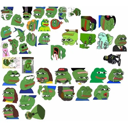 Genial Set Calcomanias 42 Stickers Sad Pepe Frog Meme Rana Triste ... Genial Set Calcomanias 42 Stickers Sad Pepe Frog Meme Rana Triste ...