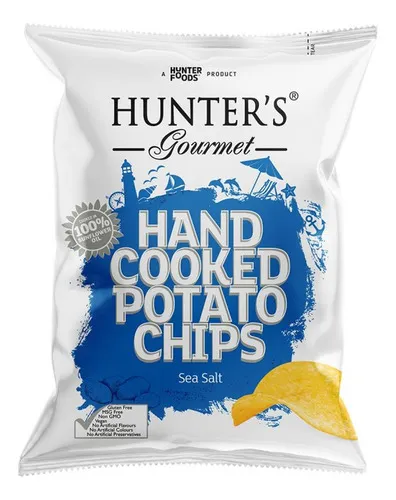 Batata Frita Sabor Sal Marinho 125g Hunter's Gourmet Batata Frita Sabor Sal Marinho 125g Hunter's Gourmet