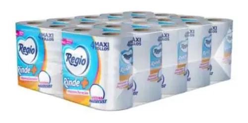 Papel Higiénico Regio Rinde Más 8 Paquetes Con 4 Rollos C/u Papel Higiénico Regio Rinde Más 8 Paquetes Con 4 Rollos C/u