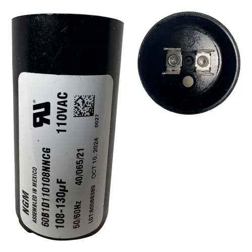 Capacitor Arranque Ngm 108-130 Uf. 110vca 60b1d110108nncg | Meses sin ...