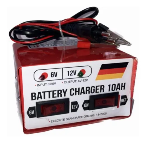 Cargador De Baterias 10a 6v 12v Cuotas Sin Interés