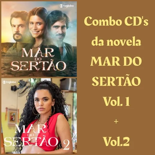 Cd Mar Do Sertão Vol 1 Vol 2 Trilha Sonora Da Novela Parcelamento