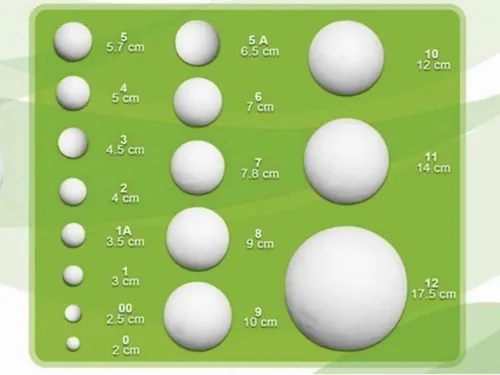 25 Bola Unicel #6 7 Cm Diámetro | MercadoLibre