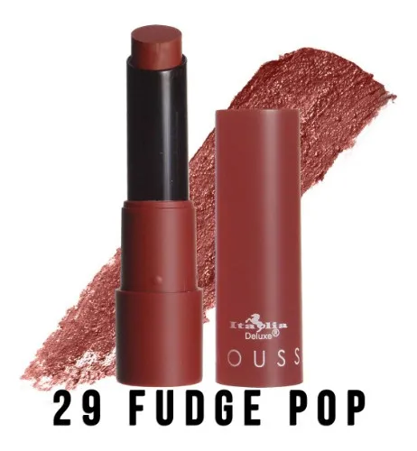 Labial Italia Mousse Matte Individual Acabado Mate Color 29 Fudge Pop ...