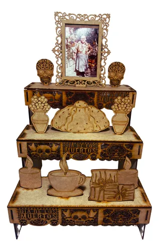 Altar Día De Muertos (madera), Armable Y Pintable. | Envío gratis Altar Día De Muertos (madera), Armable Y Pintable. | Envío gratis