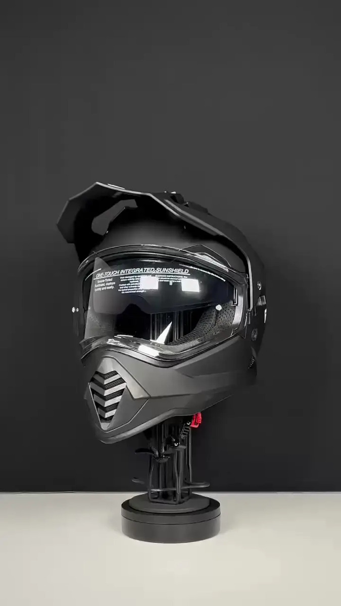 Casco Moto Off Road Adventur Enduro Ruder Maxim Doble Visor | Envío gratis